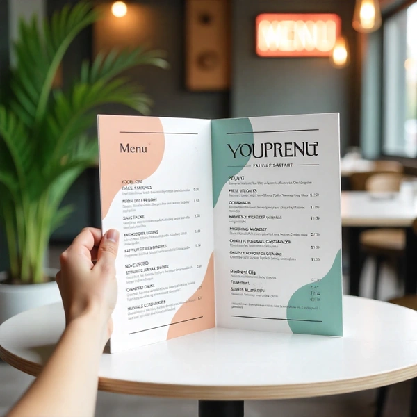 A3 Slim Folded Menu | I You Print