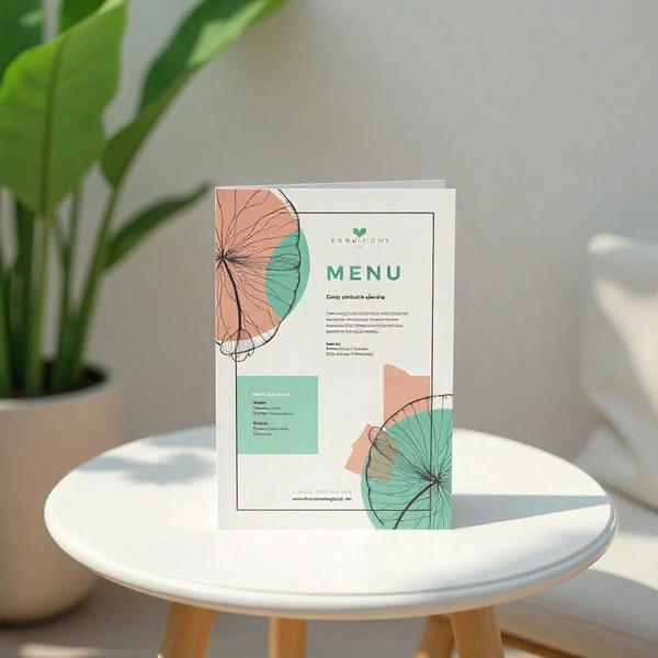 Standard Folded Menu Printing London UK | I You Print
