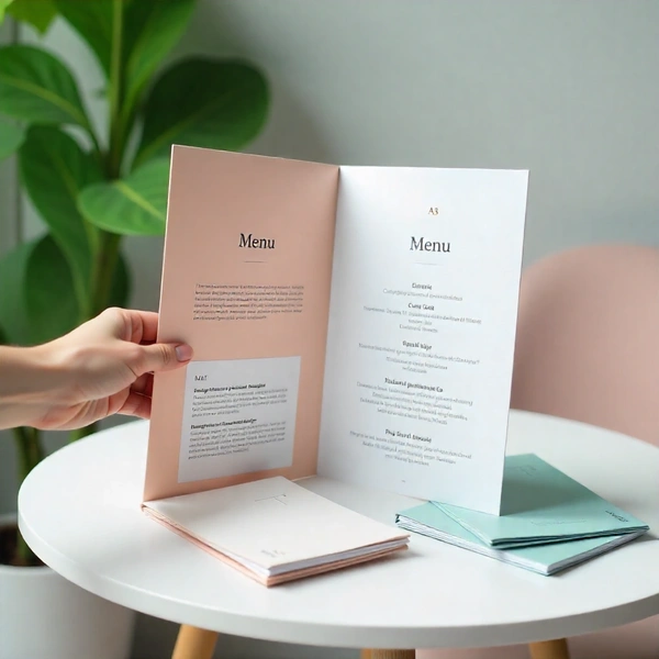 Half-Fold Menu Printing, Restaurant Cafe Takeaway | I You Print