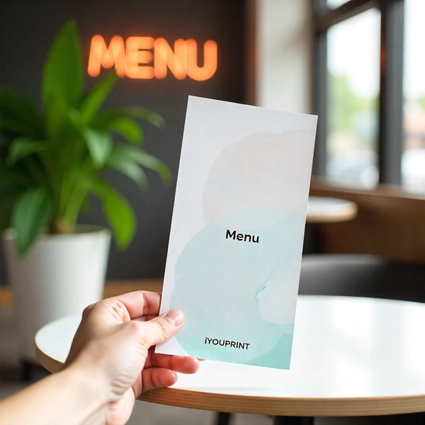 A4 Slim Menu Printing London UK | I You Print