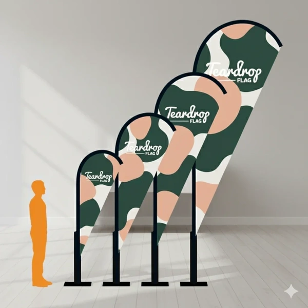 Teardrop Flag Printing | Custom Teardrop Display | I You Print