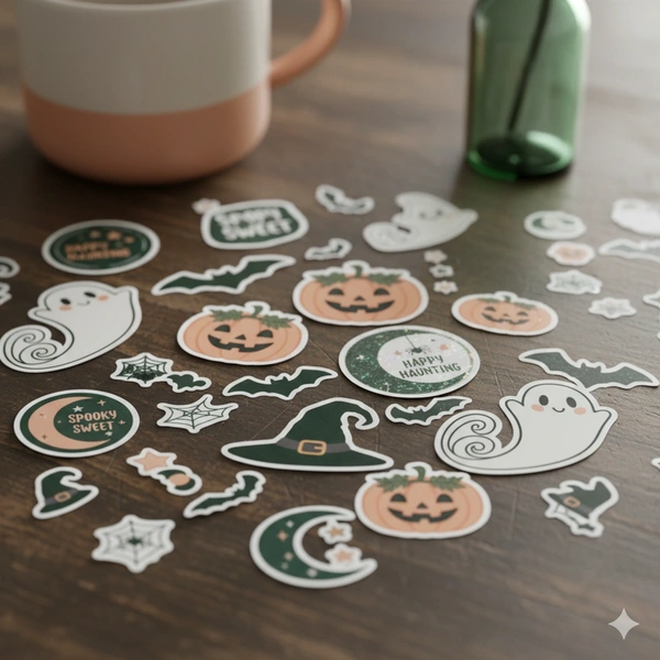 Custom Halloween Stickers Vinyl Printing UK Online | I You Print